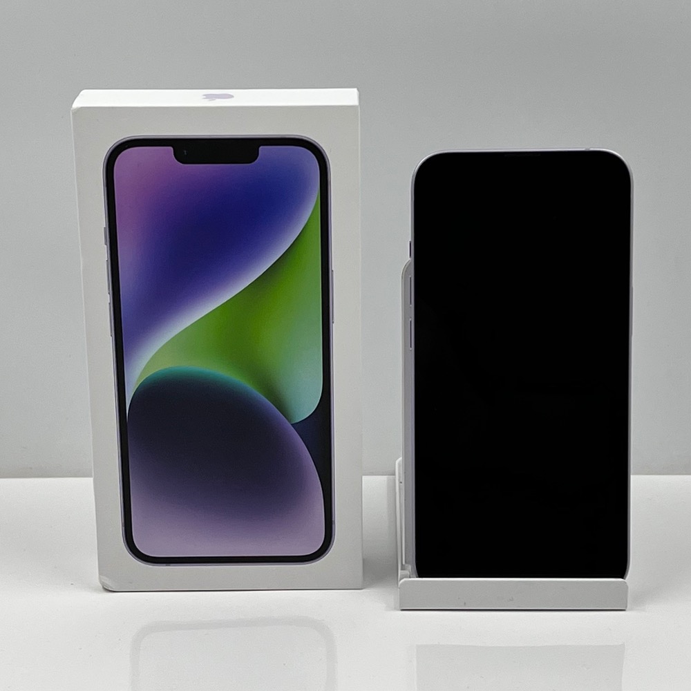 Pre-owned APPLE IPHONE 14 - A2882 128GB UNLOCKED PURPLE - Own4Less